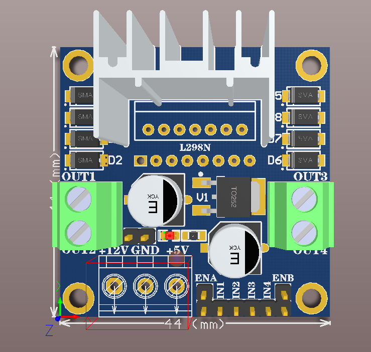 L298N电机驱动模块（原理图和PCB）_电路方案 - 与非网