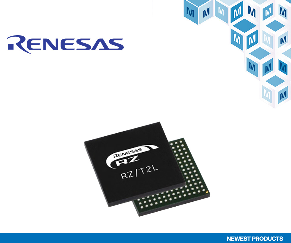 贸泽开售Renesas RZ/T2L高性能微处理器 为EtherCAT通信提供实时控制 - 与非网